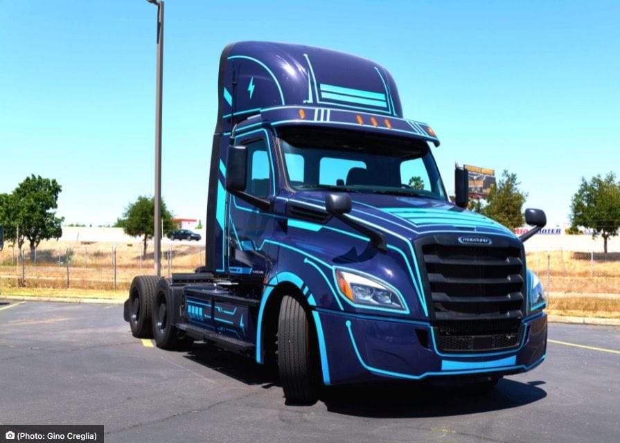 New Legend energizes local lanes, ordering 50 Freightliner eCascadias ...